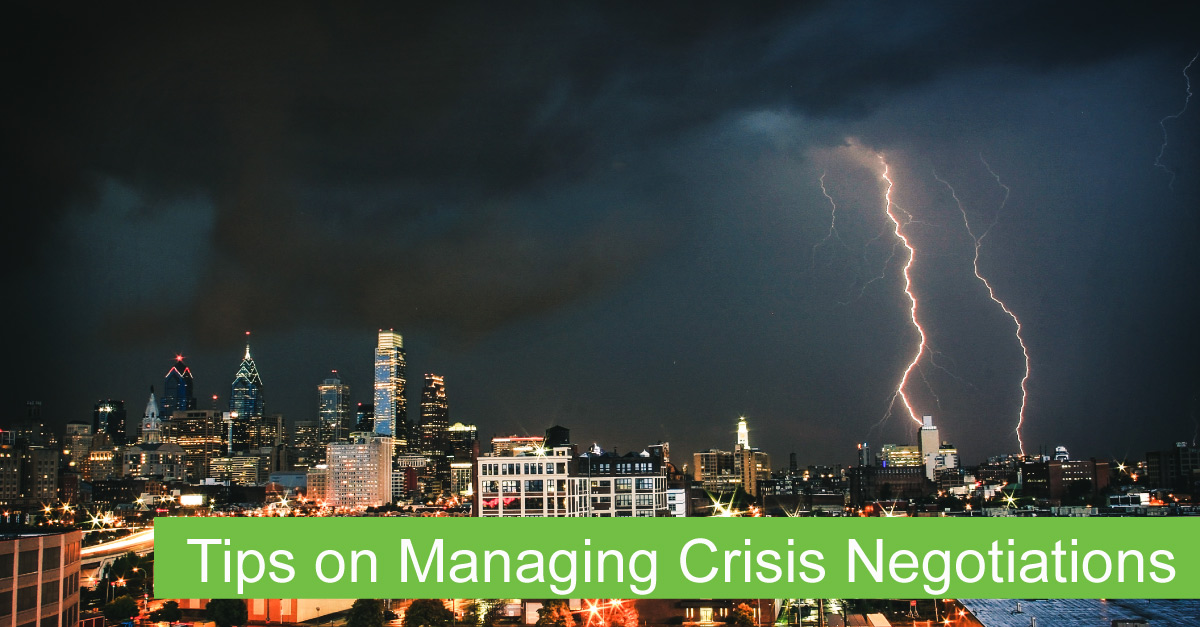 Tips on Managing Crisis Negotiations — ENS
